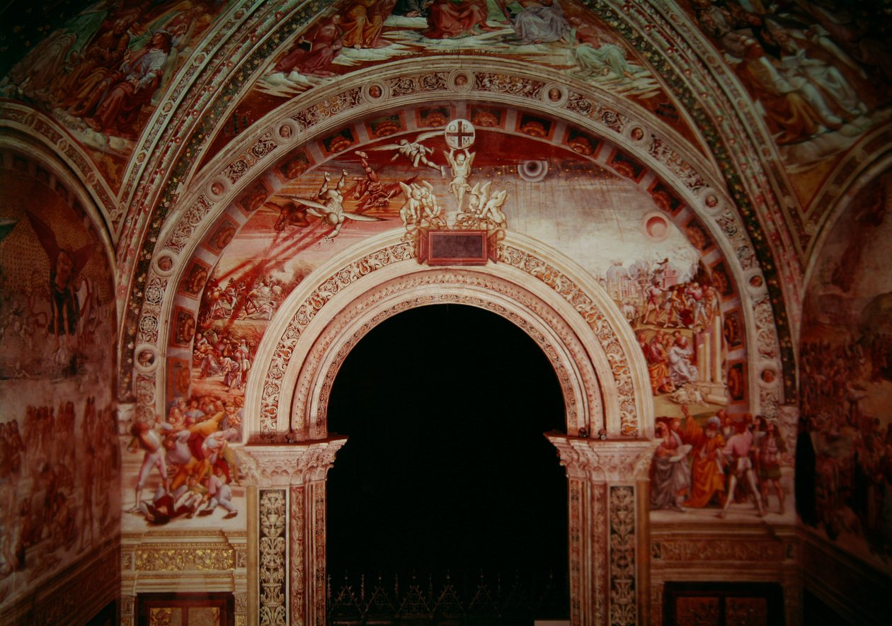 Prophets and the End of the World, entrance wall of the Chapel of the ...