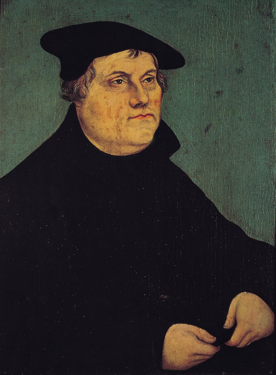 Portrait of Martin Luther, 1543 by Lucas Cranach the Elder