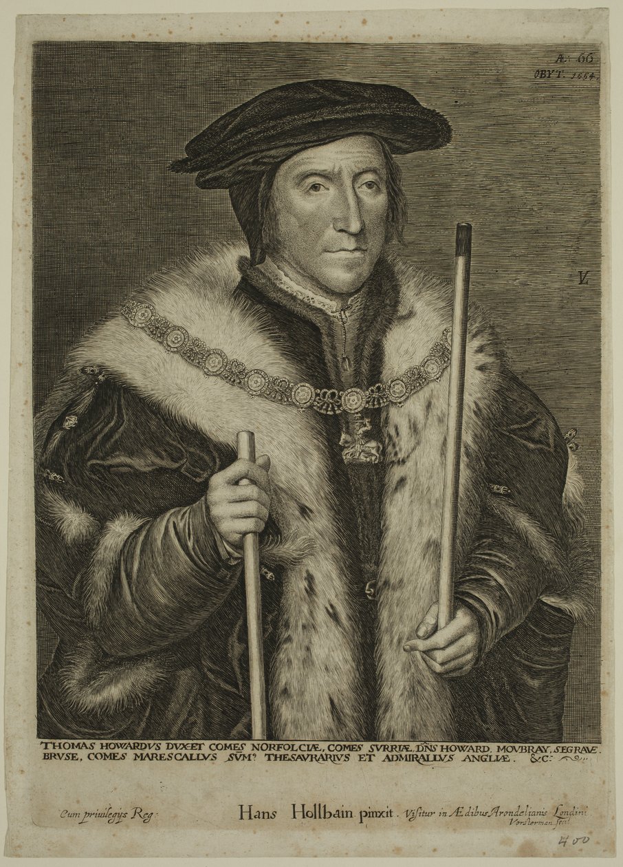 Thomas Howard, Duke of Norfolk by Lucas Emil Vorsterman