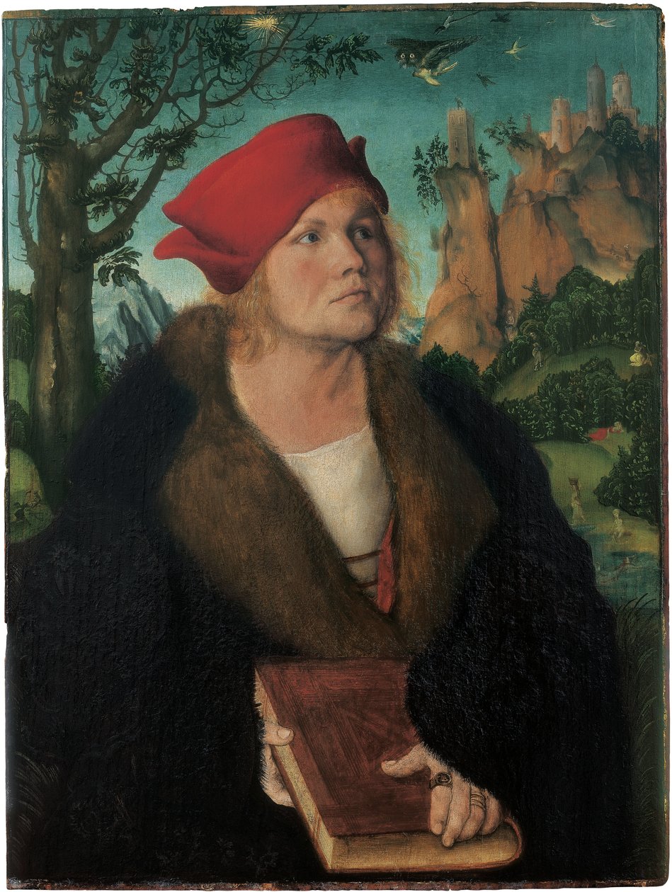 Portrait of Dr. Johannes Cuspinian by Lucas Cranach the Elder