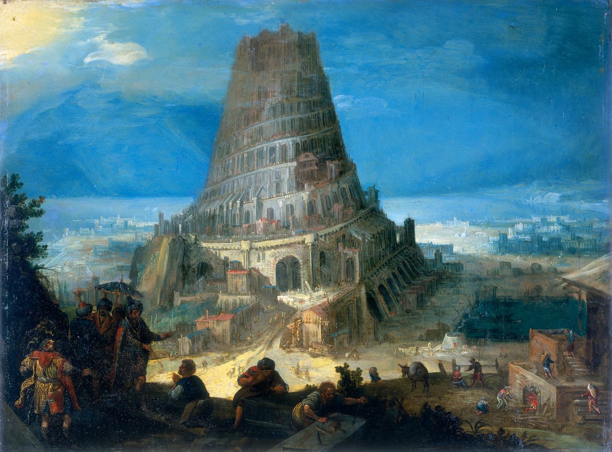 The Tower of Babel, 1595 by Lucas van Valckenborch