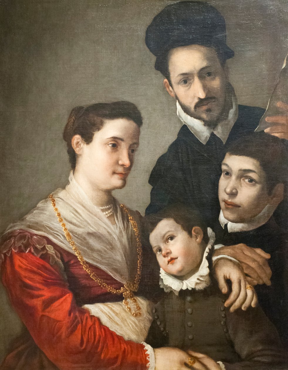 The Tacconi Family by Ludovico Carracci: Fine art print