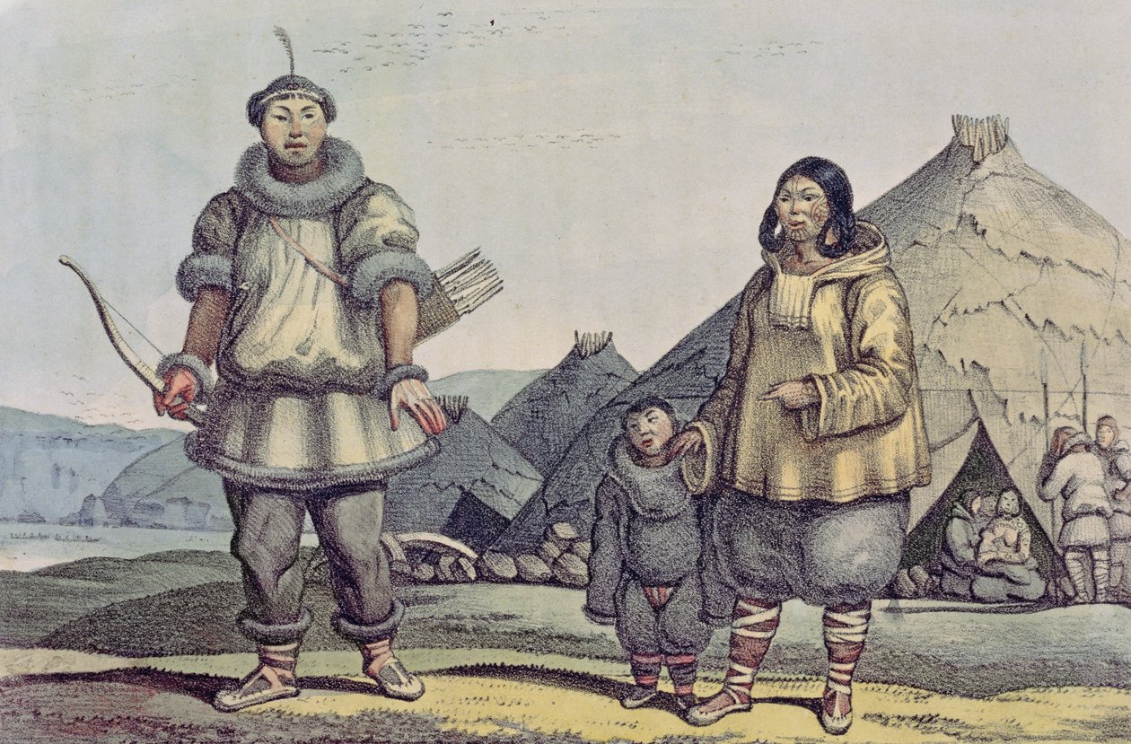 Chukchi People and Their Homes, from 'Voyage Pittoresque Autour Du ...