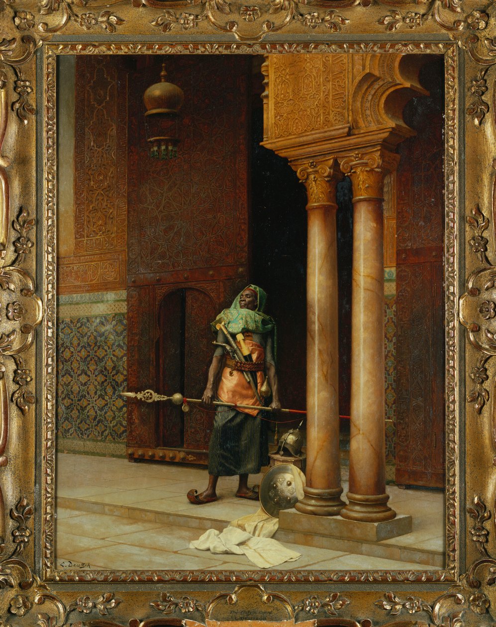 The Harem Guard by Ludwig Deutsch: Premium art reproduction