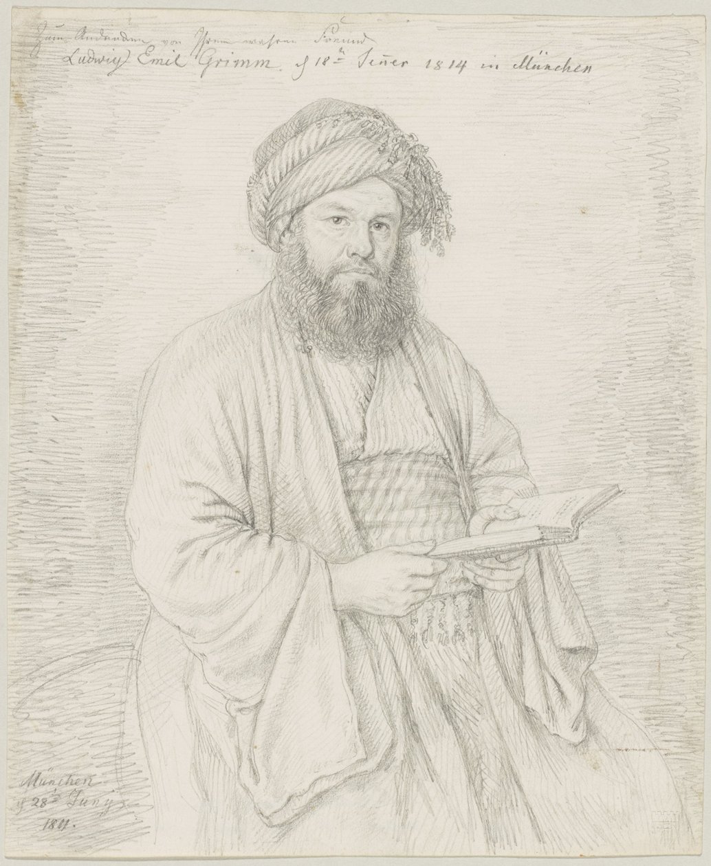 The Carmelite Father Wolfgang Bock in Oriental Costume