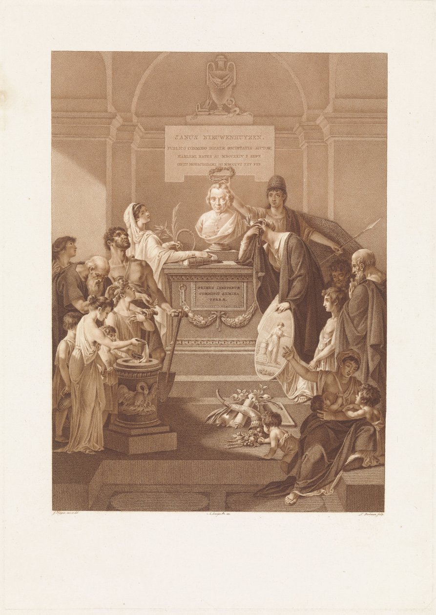 Allegorical Representation with Memorial Stone for Jan Nieuwenhuyzen ...