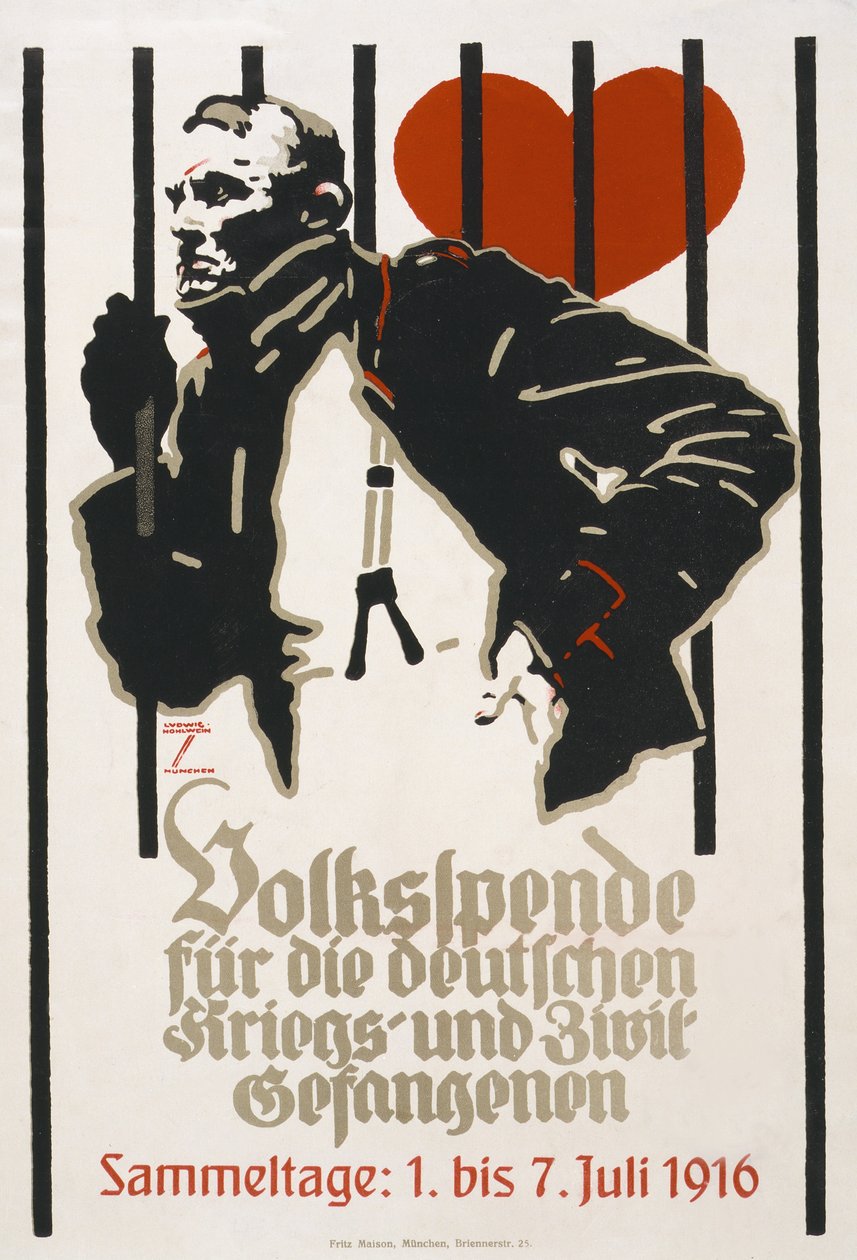 Fund raising poster for the People's Fund for German War and Civil ...