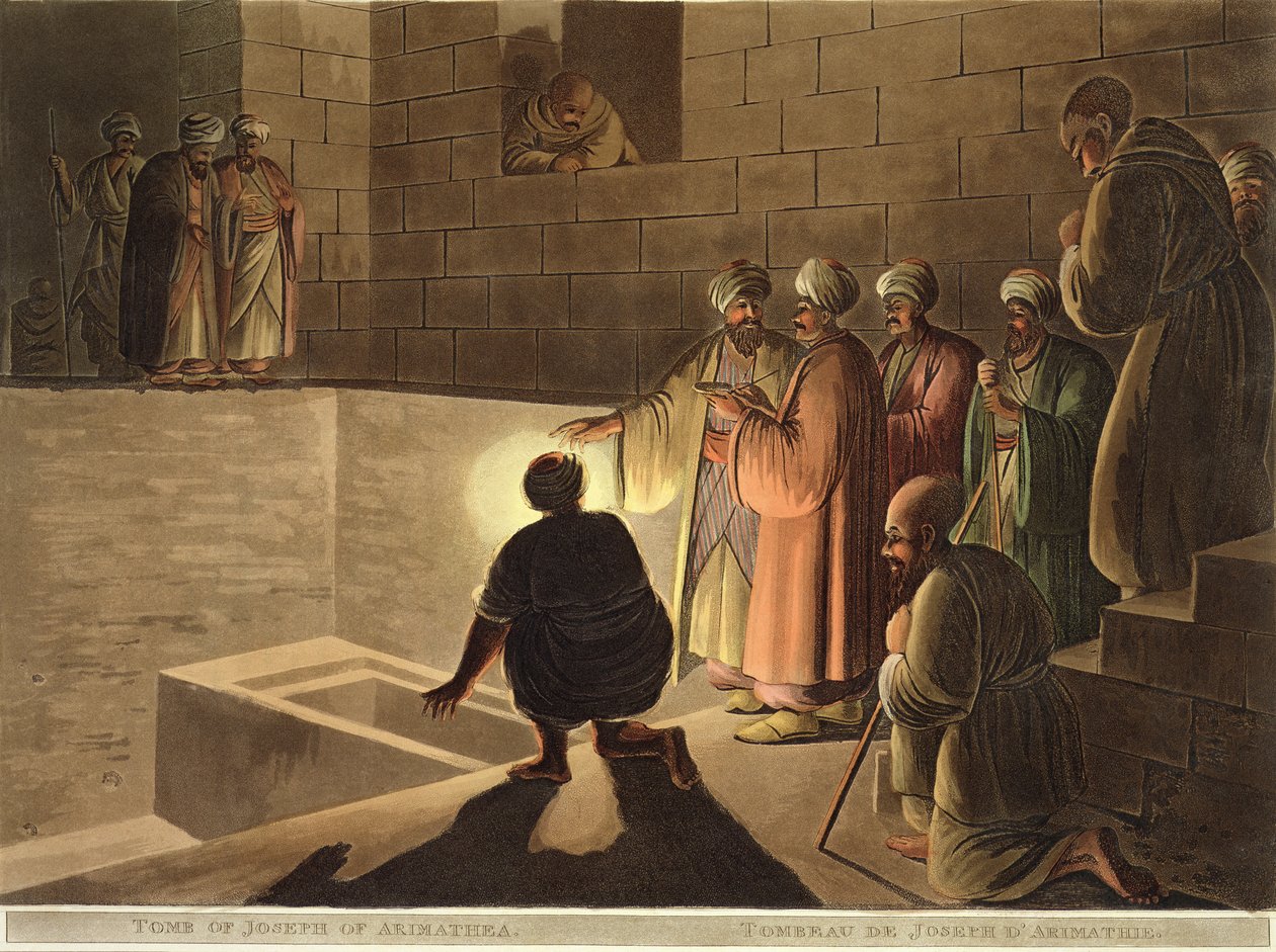 Tomb of Joseph of Arimathea, from 'Views of Palestine' Vol.II ...