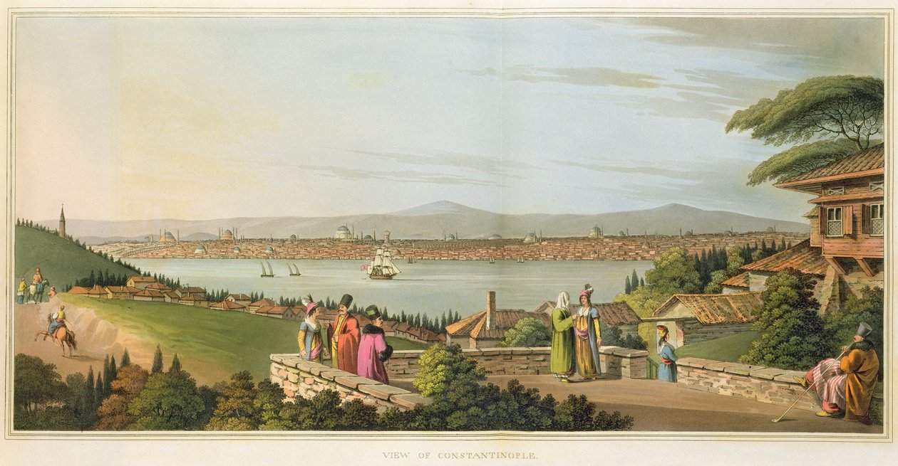 View of Constantinople, Plate 1 from 'Views in the Ottoman Dominions ...
