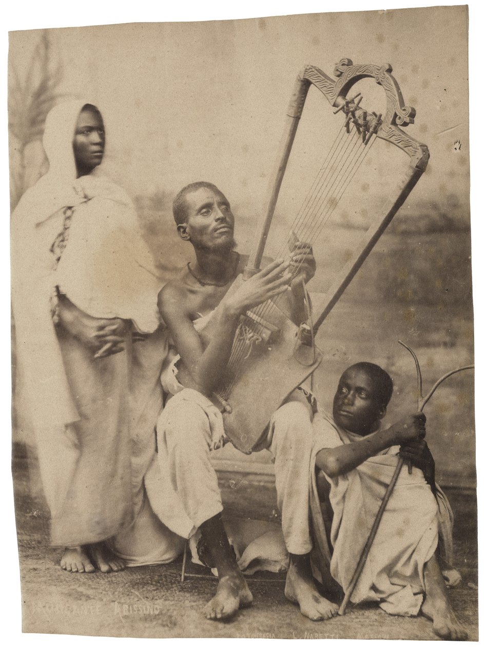 Three Abyssinians in Traditional Dress, c.1880-90