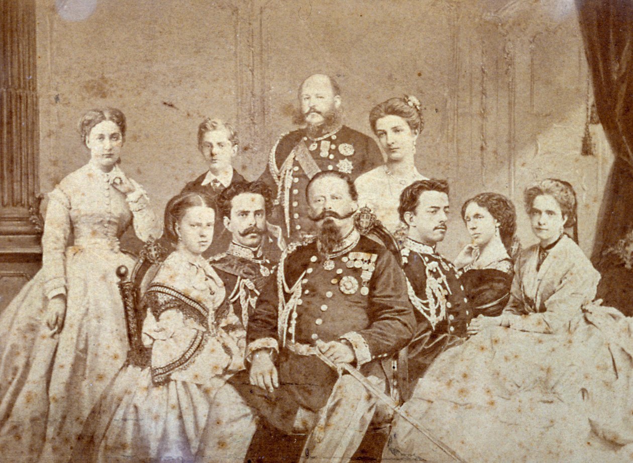 The Picture Portrays Various Members of the Royal Family of Savoy. At ...