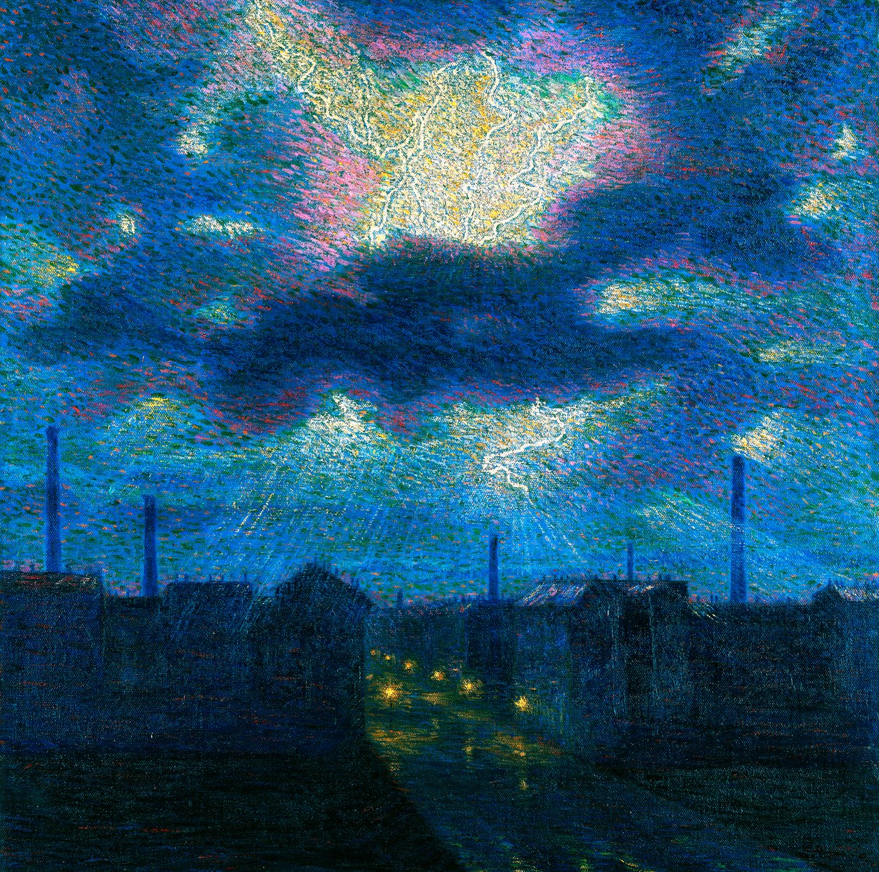 Lightning by Luigi Russolo: Highest-quality art reproduction
