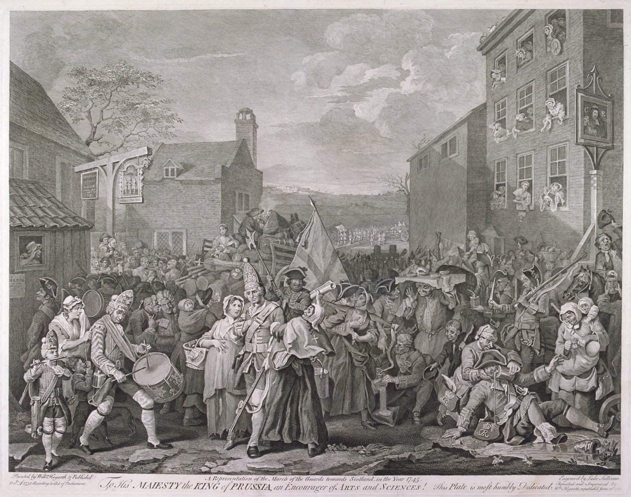 The March to Finchley by Luke Sullivan: Buy fine art print