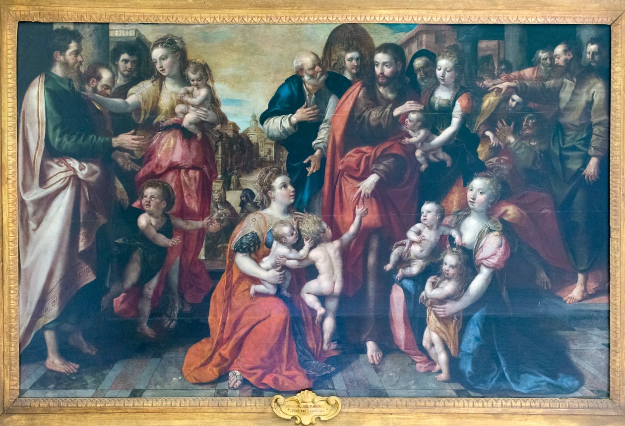 Jesus Among Children by Maarten de Vos: Buy fine art print