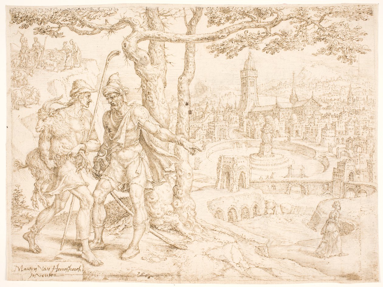 Judah Sending Tamar the Kid by Hira, the Adullamite