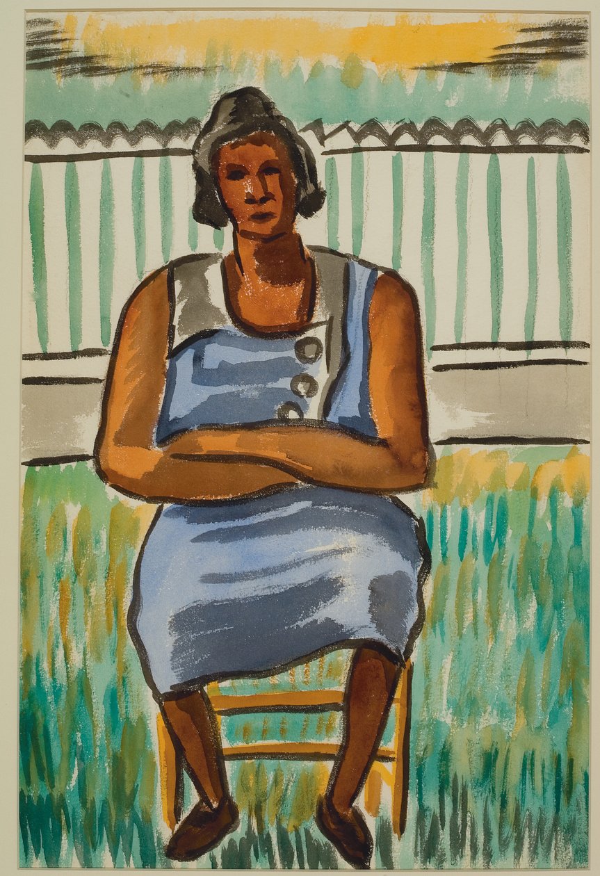 Seated Figure by Malvin Gray Johnson: Buy fine art print