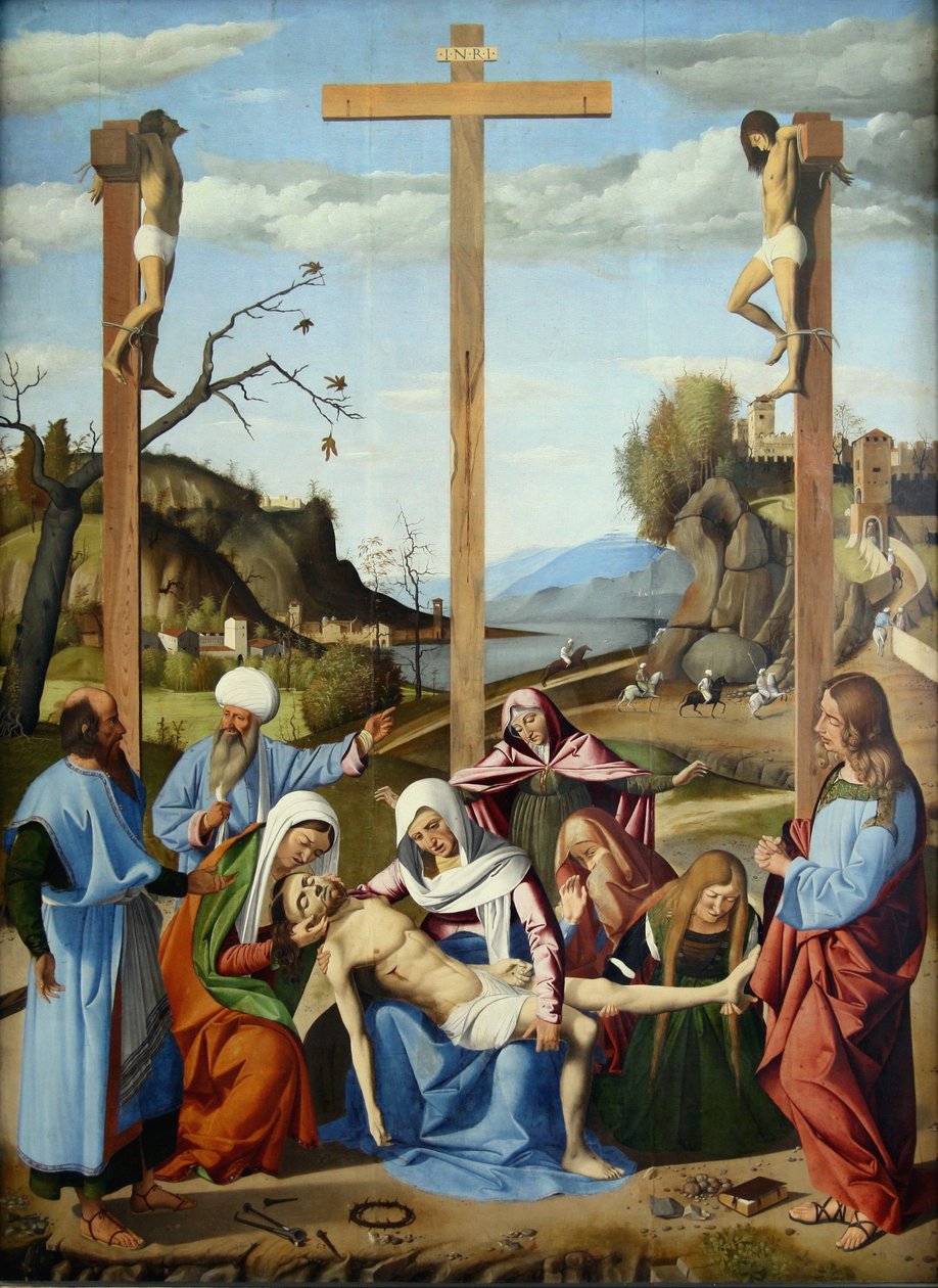 The Lamentation over the Dead Christ by Marco Basaiti
