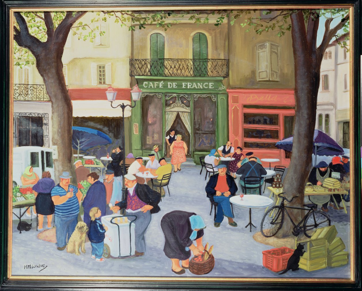Cafe, Provence by Margaret Loxton: Buy fine art print