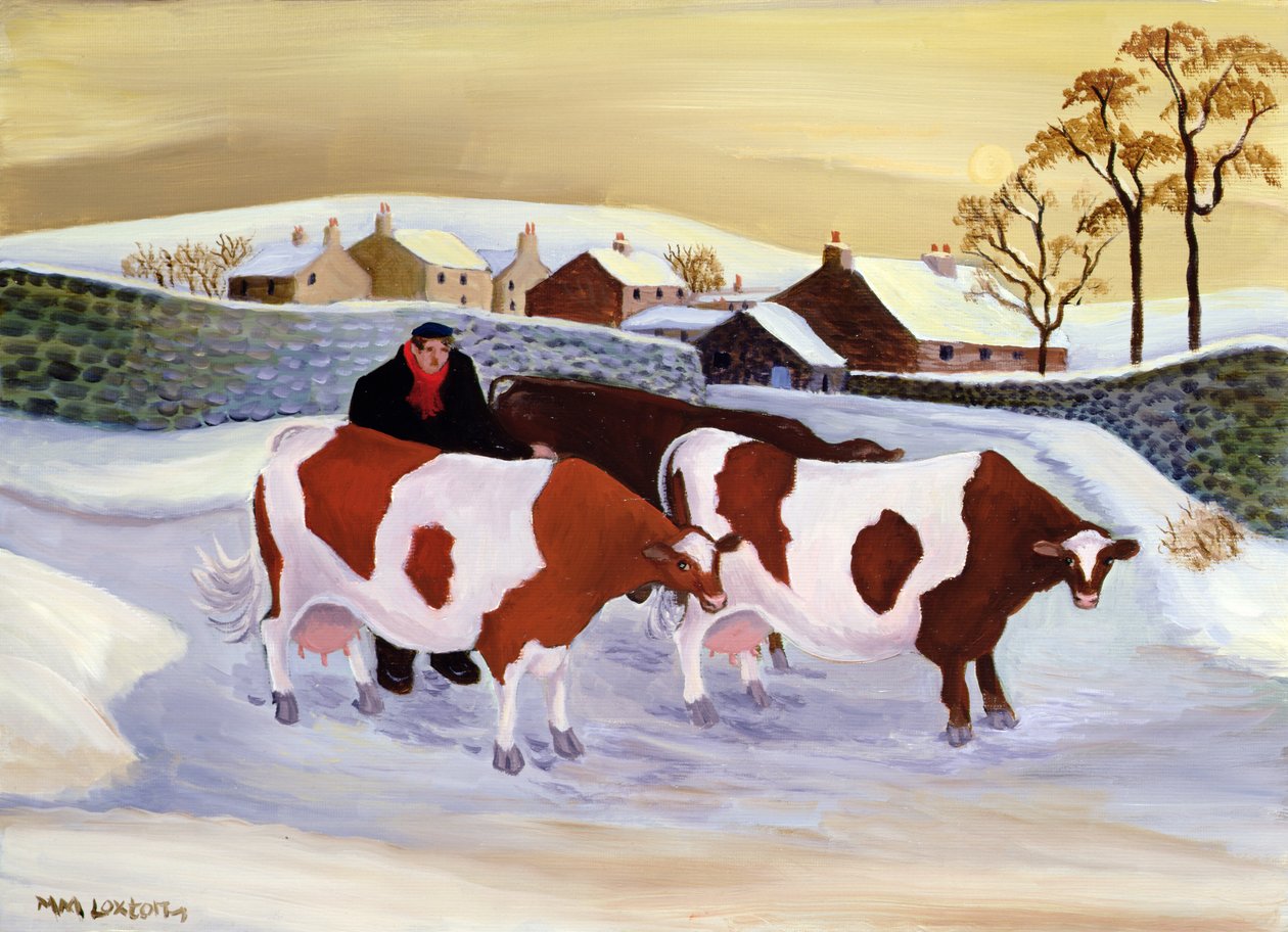 Going for Milking by Margaret Loxton: Buy fine art print