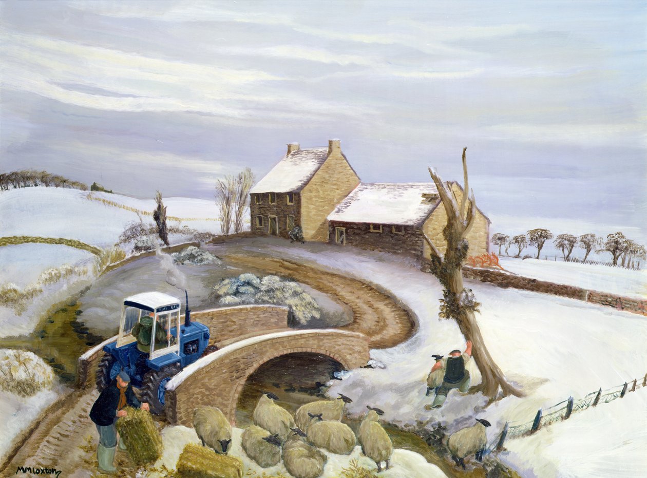 January in the Hills by Margaret Loxton: Fine art print