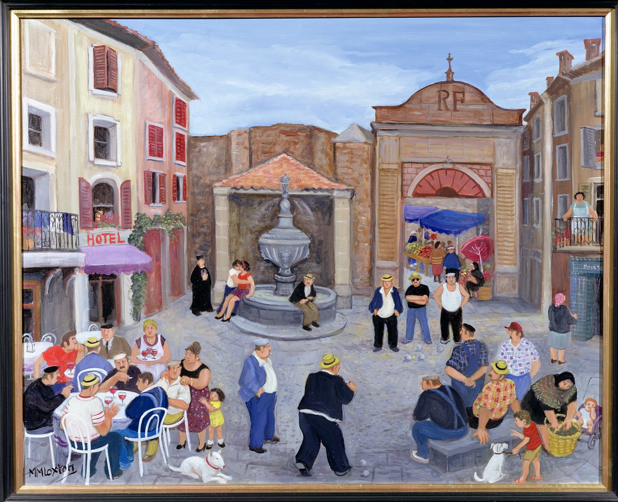Village in Provence by Margaret Loxton: Buy fine art print