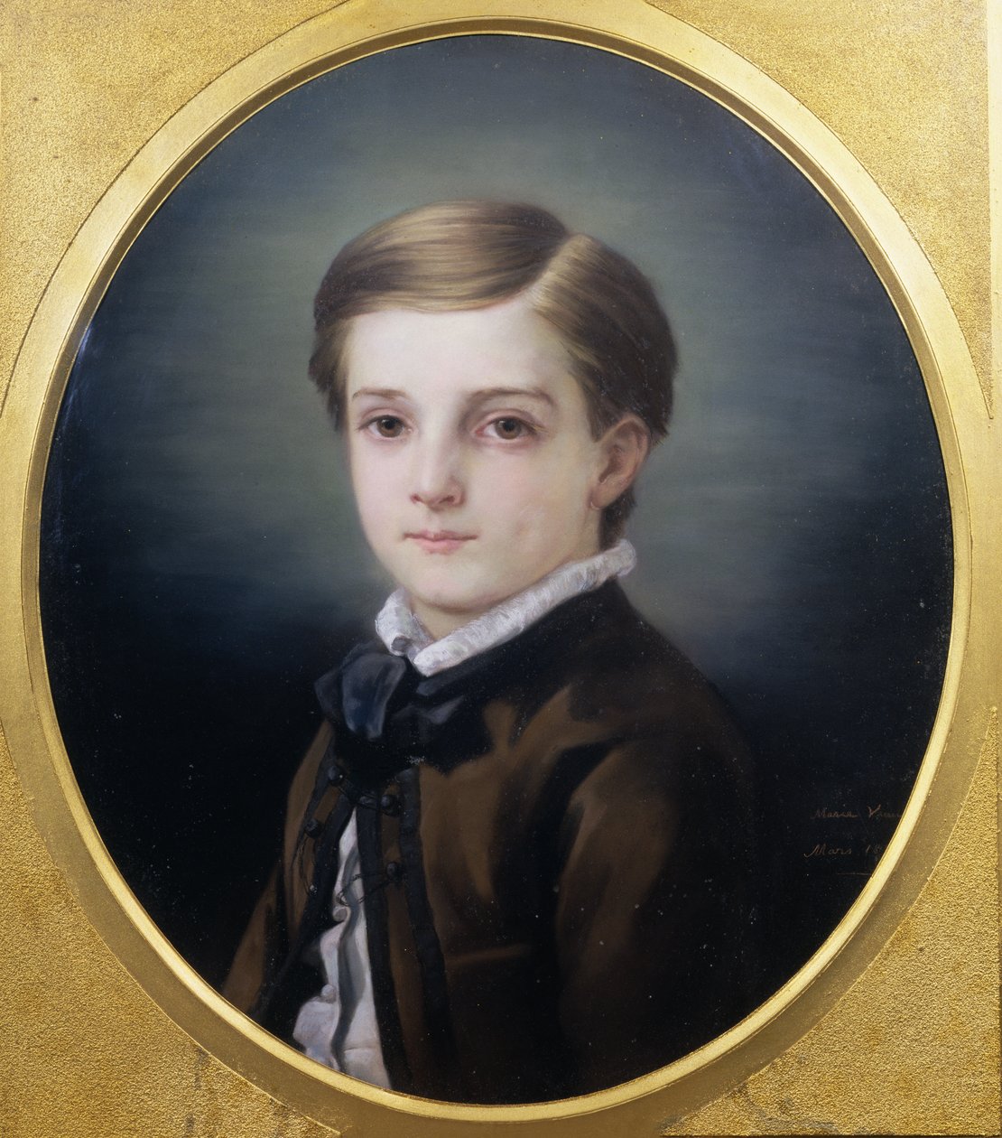Portrait of Pierre Loti by His Sister by Marie Viaud