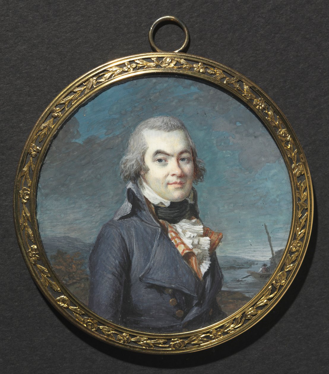 Portrait of a Man in a Landscape by Marie-Gabrielle Capet