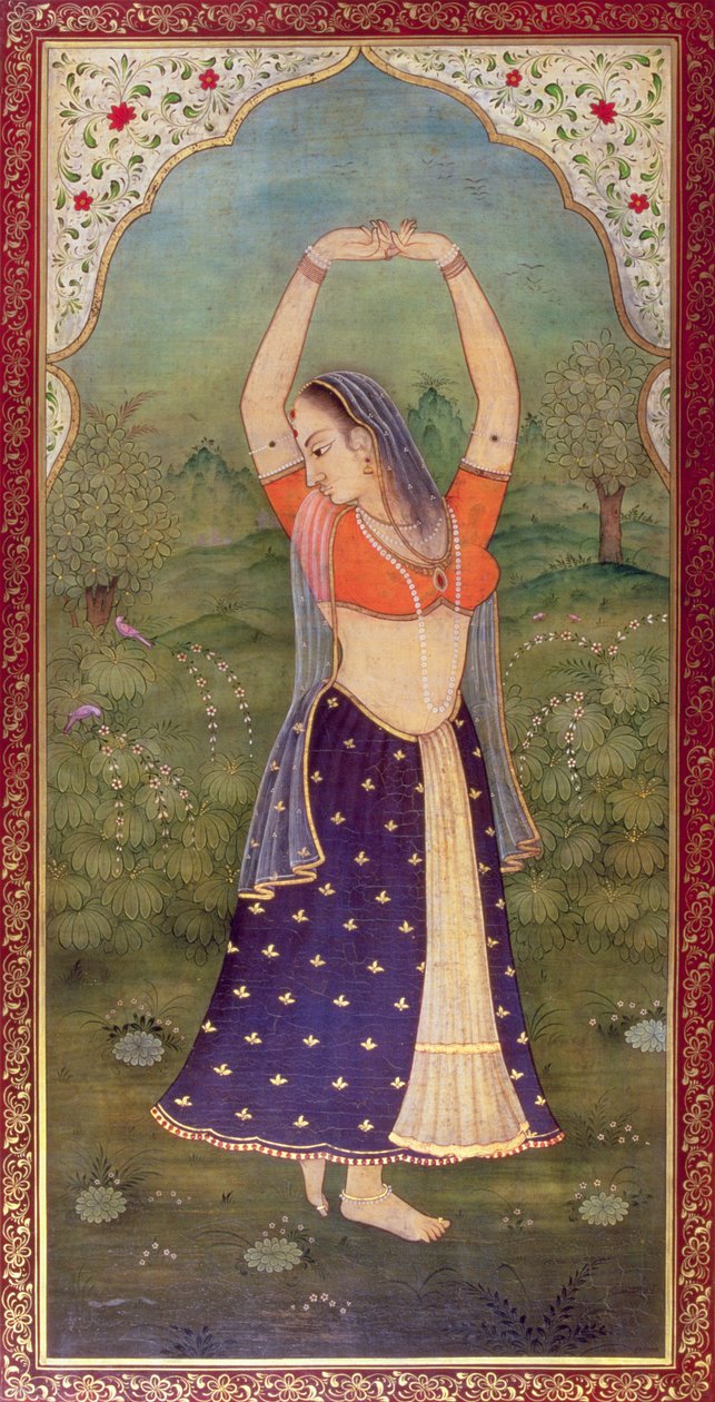 Woman in a Green Landscape by Mark Briscoe: Fine art print