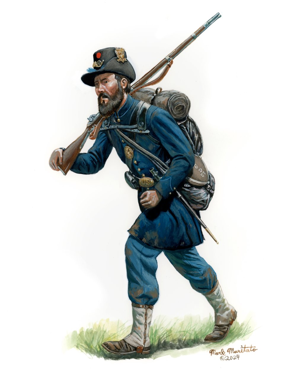 6th Wisconsin Infantry Regiment Iron Brigade 1863, 2024
