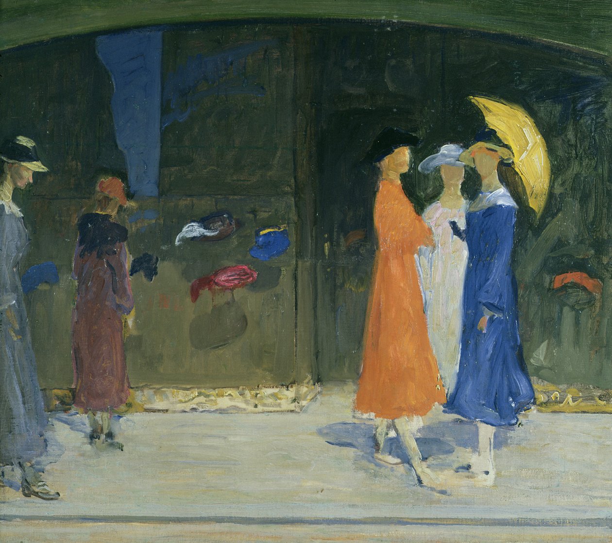 The Hat Shop by Mark Senior: High-quality fine art print