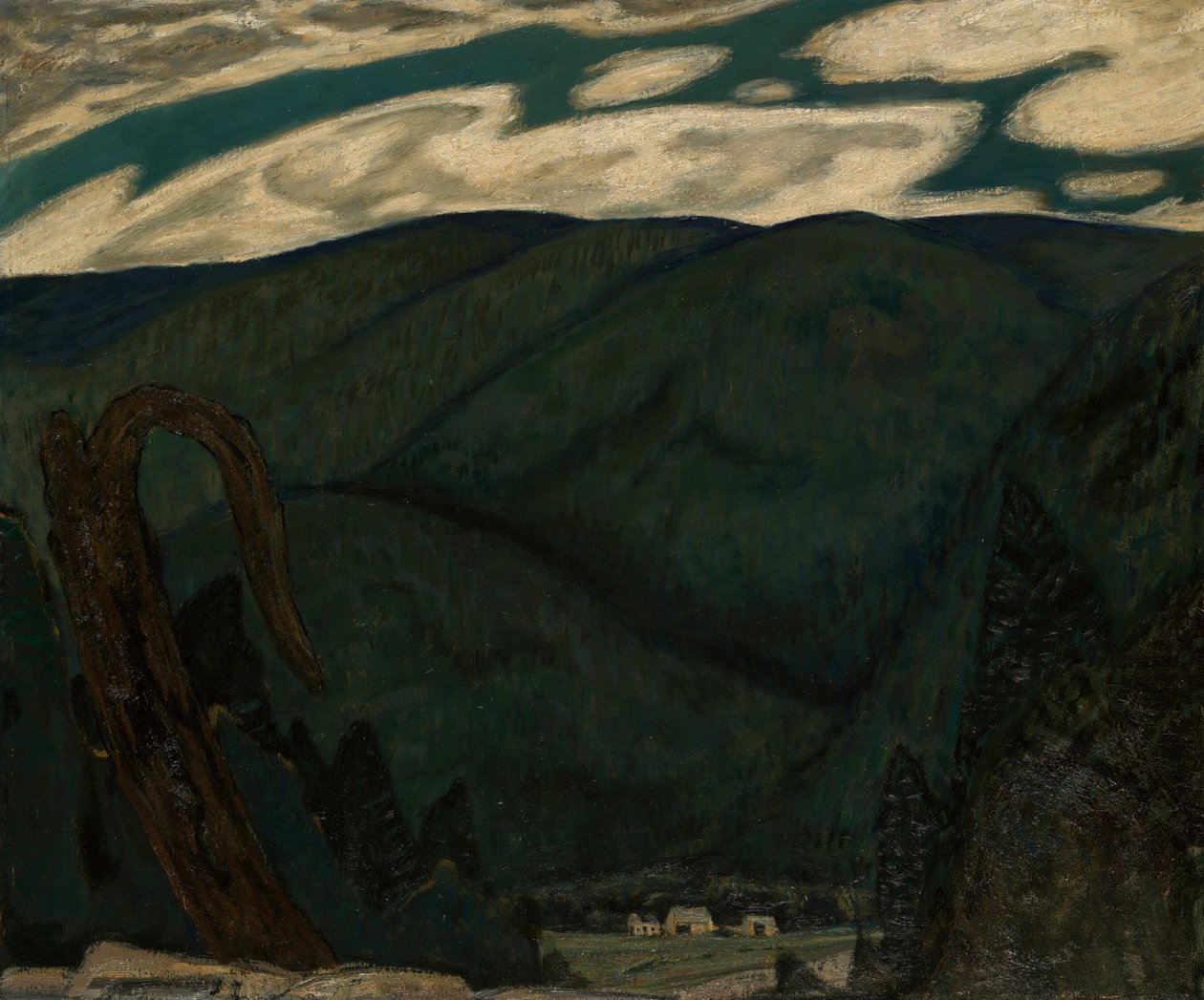 The Dark Mountain by Marsden Hartley: Buy fine art print