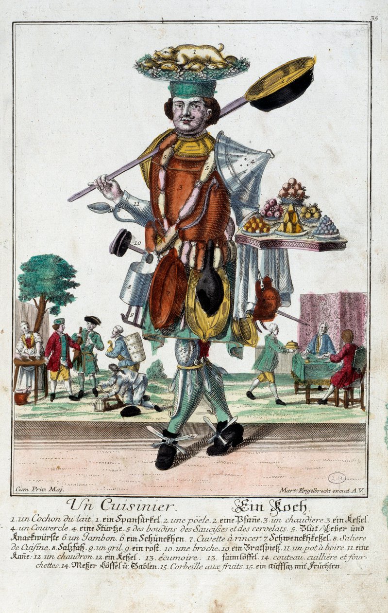 A cook by Martin Engelbrecht: Buy fine art print