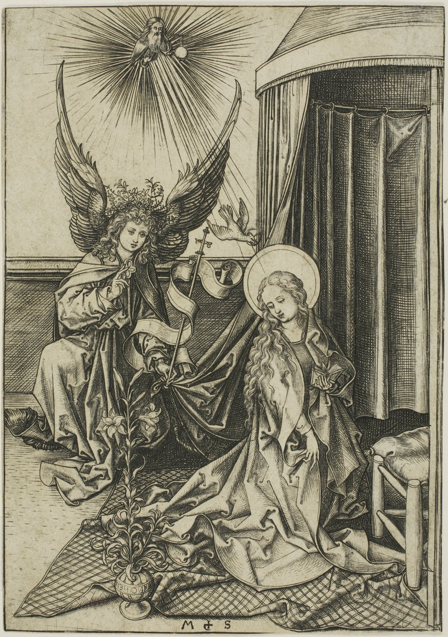 The Annunciation by Martin Schongauer: Buy fine art prints