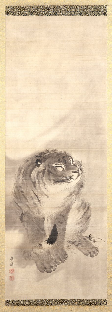 Tiger by Maruyama Okyo: Highest-quality art reproduction