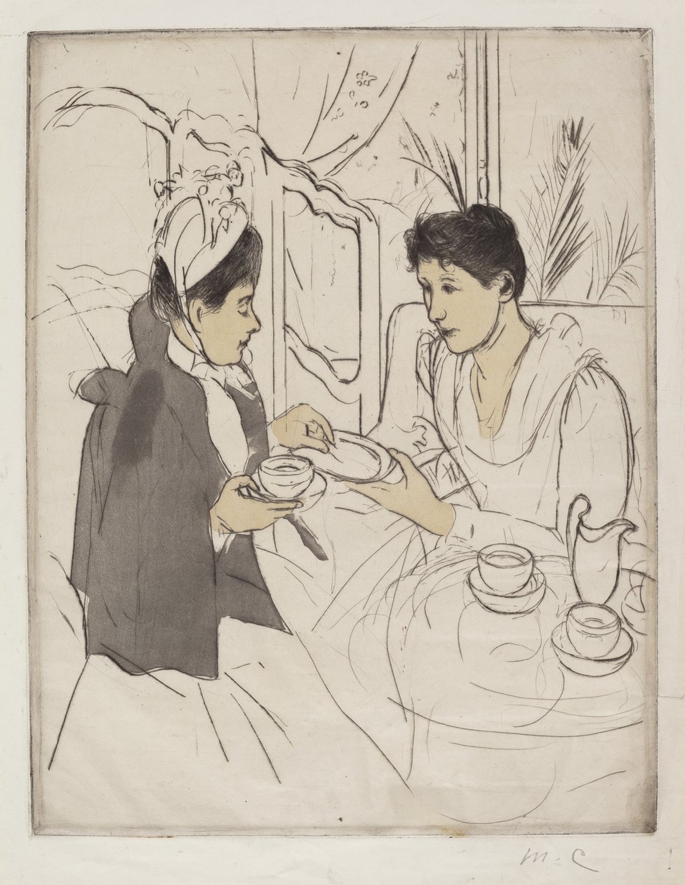 Afternoon Tea Party by Mary Cassatt: Buy fine art print