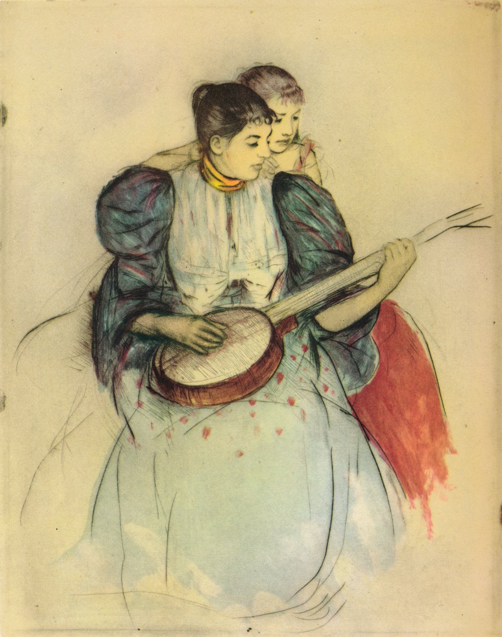 The Banjo Lesson by Mary Cassatt: Buy fine art print