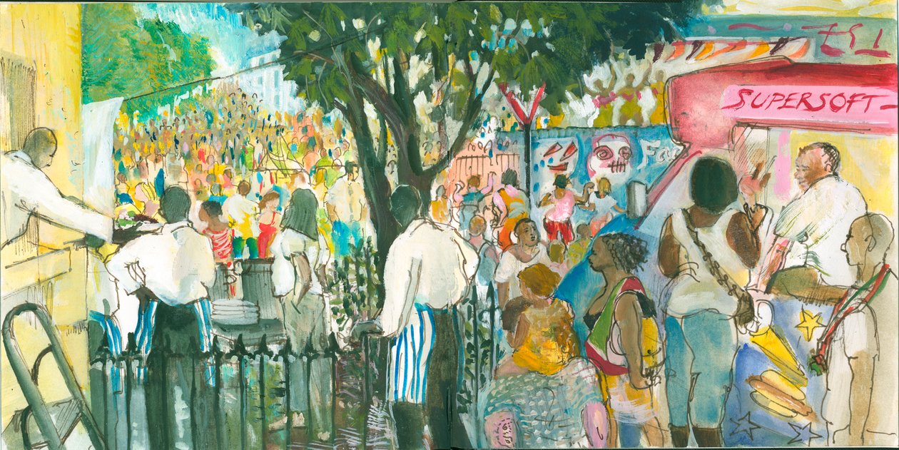 Carnival, Blenheim Crescent by Mary Kuper: Fine art print