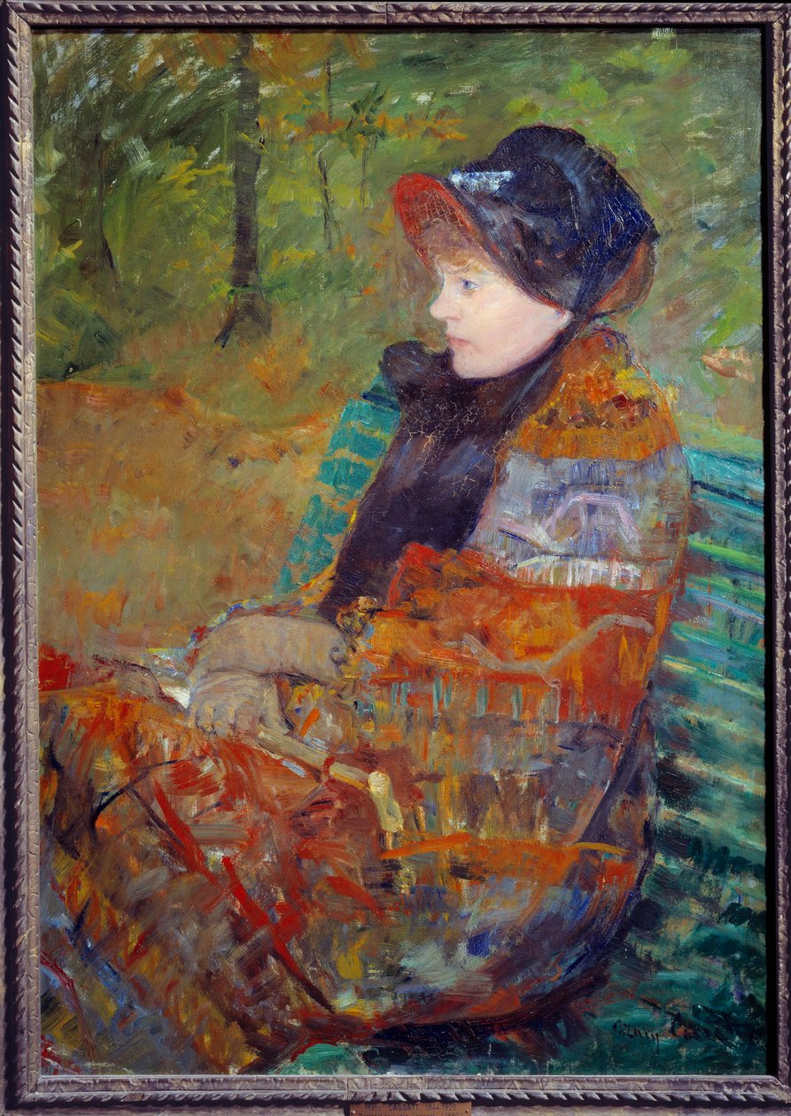Portrait of Mademoiselle C Lydia Cassatt, Sister of the Artist by Mary ...