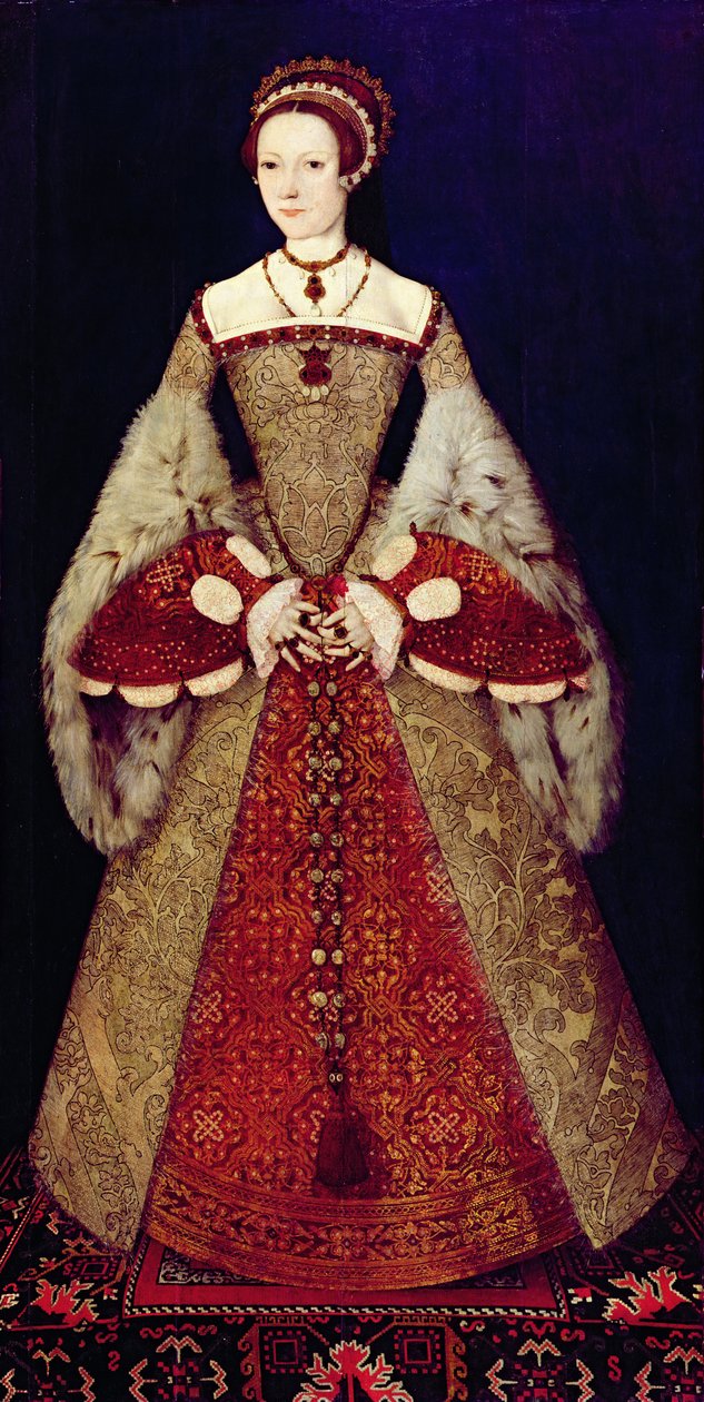 Portrait of Catherine Parr by Master John: Fine art print
