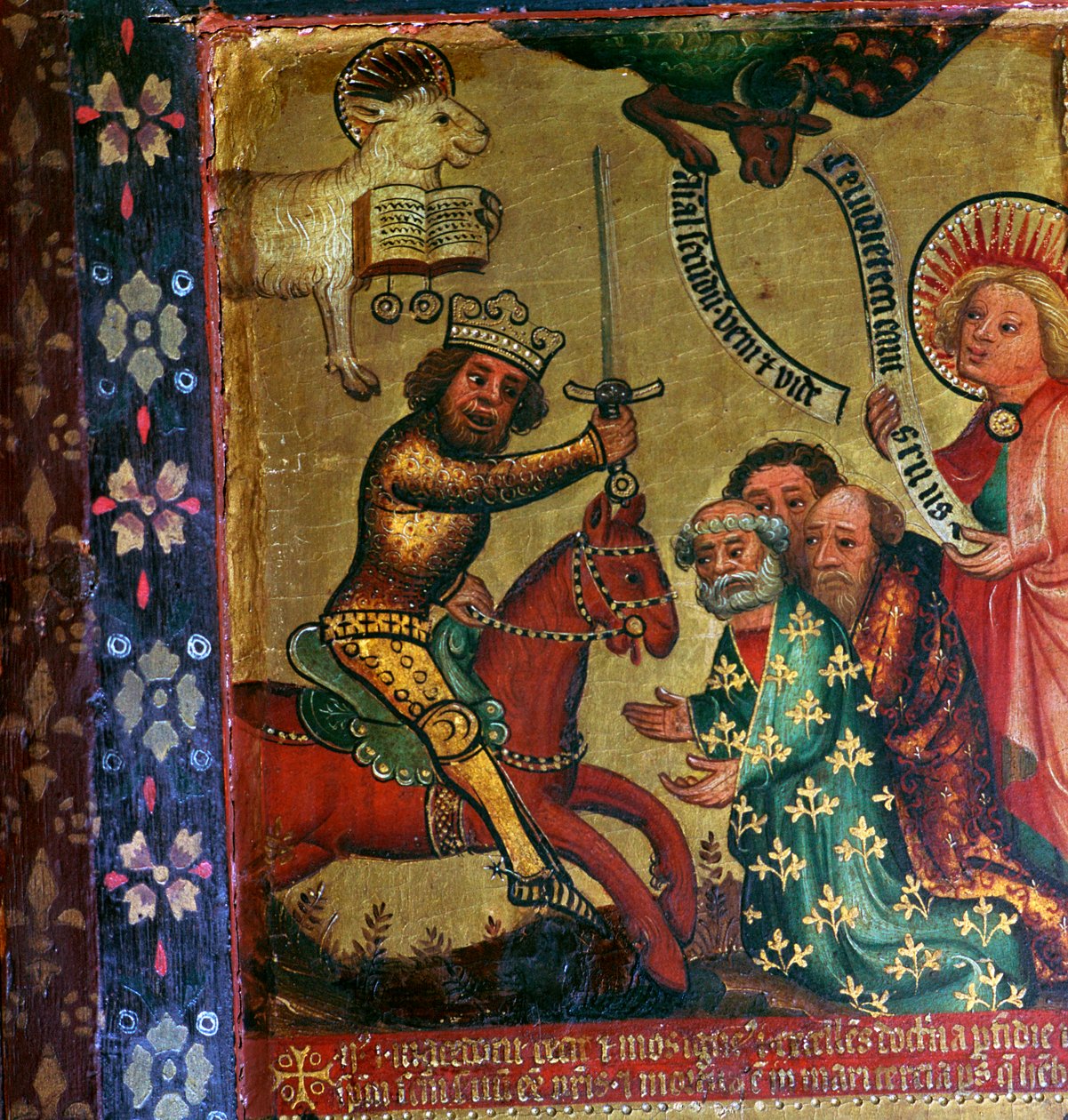 Painting showing the martyrdom of St Peter and St Paul