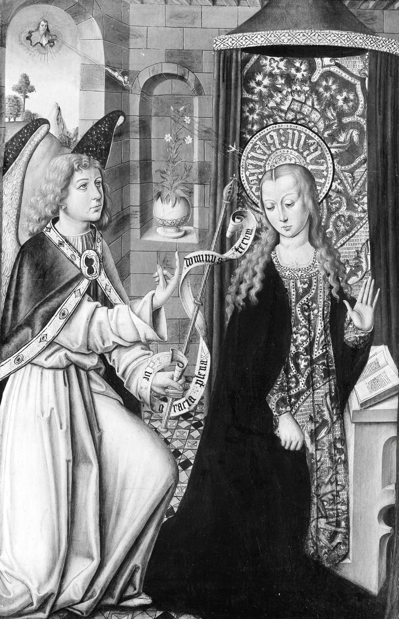 The Annunciation by Master of Budapest: Buy fine art print