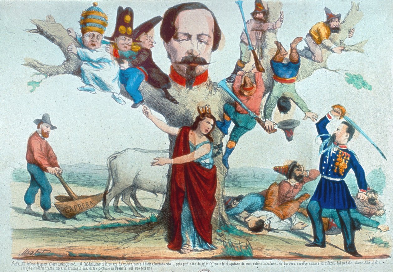 Allegory of Italy During Risorgimento by Mata