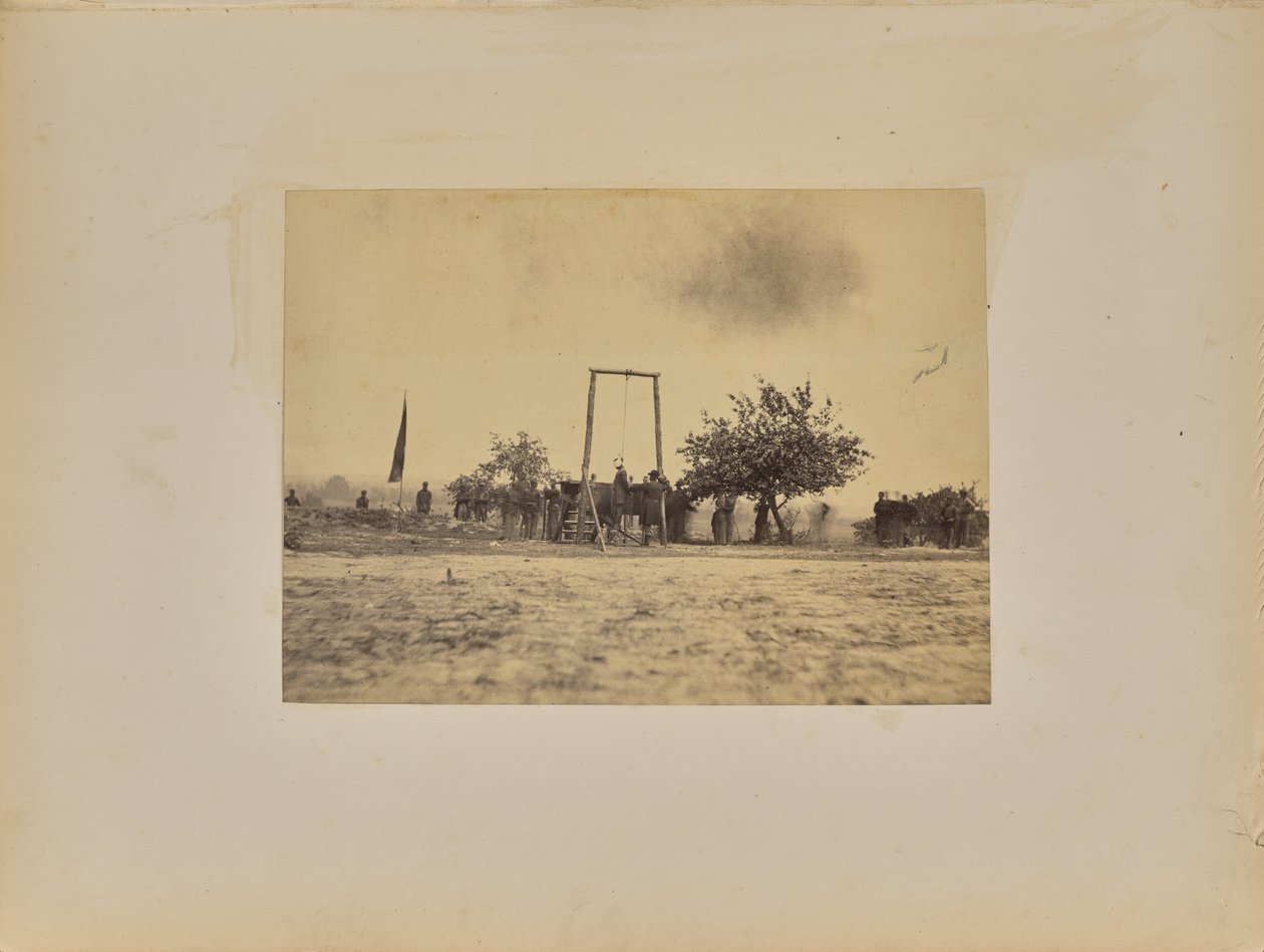 Execution scene by Mathew B. Brady: Buy fine art print