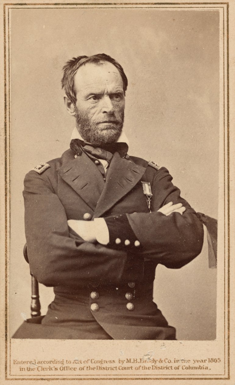 General William Tecumseh Sherman by Mathew Brady
