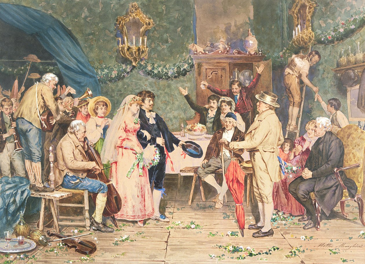 The Wedding Party by Matteo Meneghini: Buy fine art print