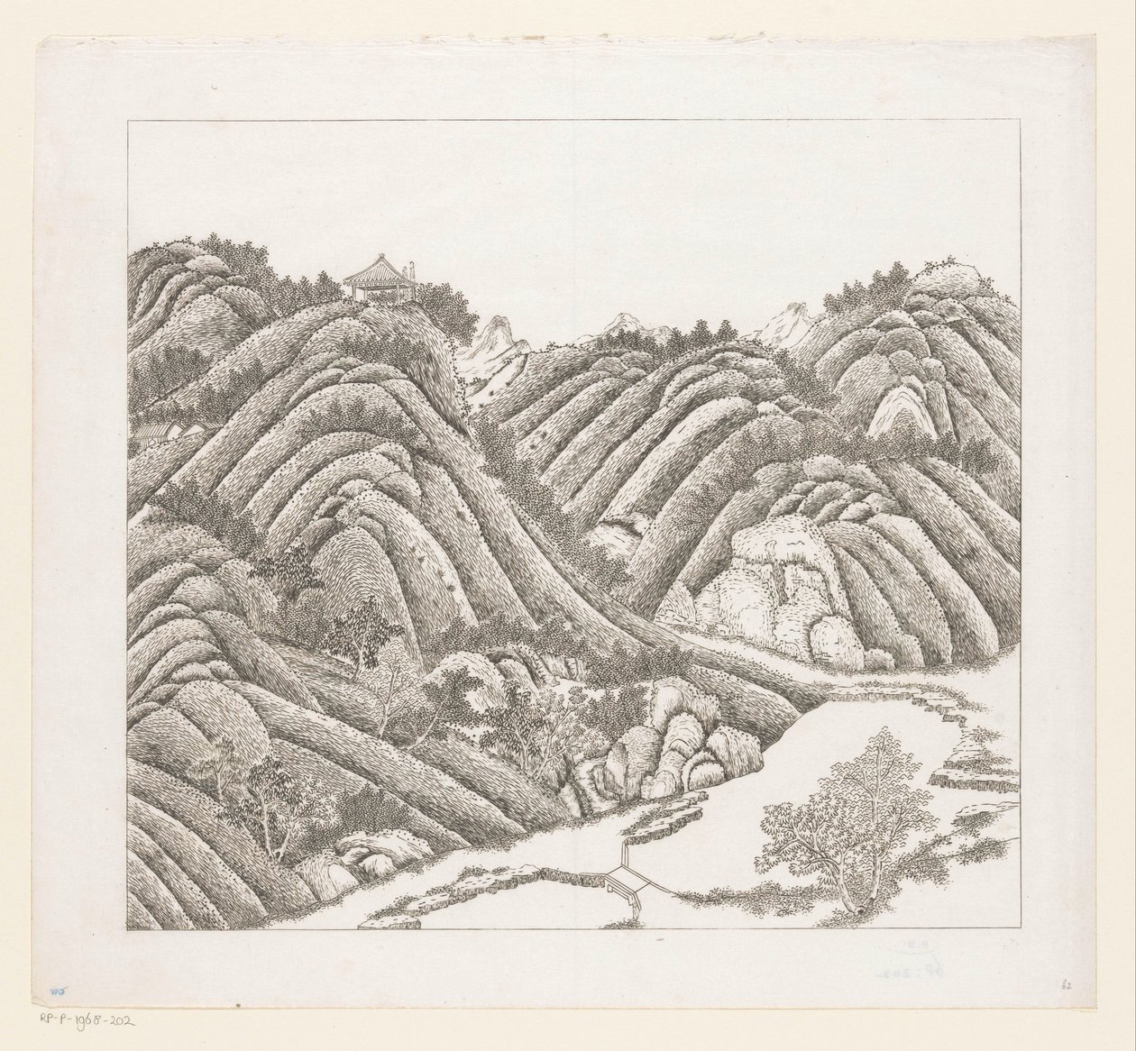 View of Part of the Imperial Summer Palace in Chengde (Jehol), China