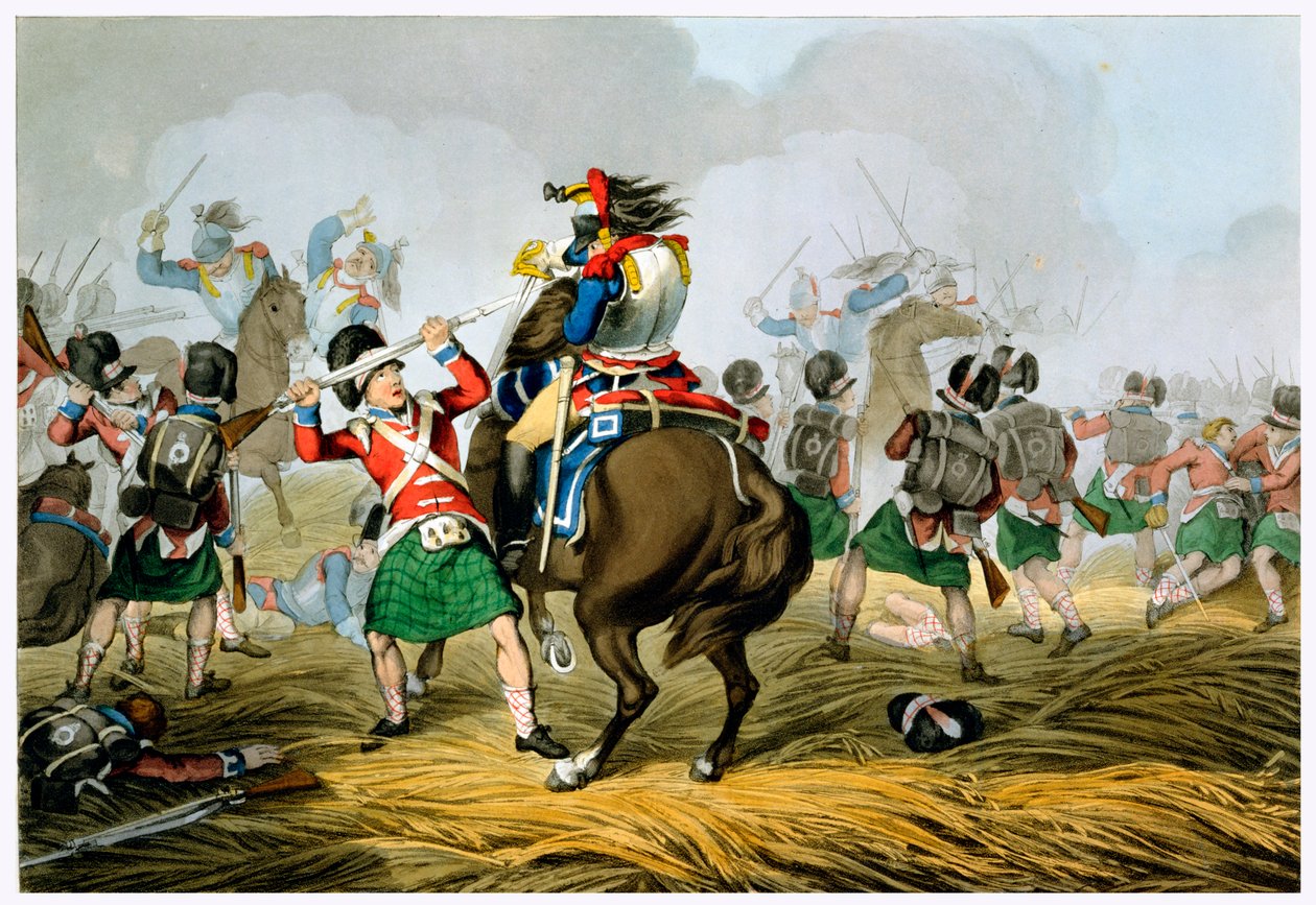 Battle of Waterloo, 1815 by Matthew Dubourg: Fine art print