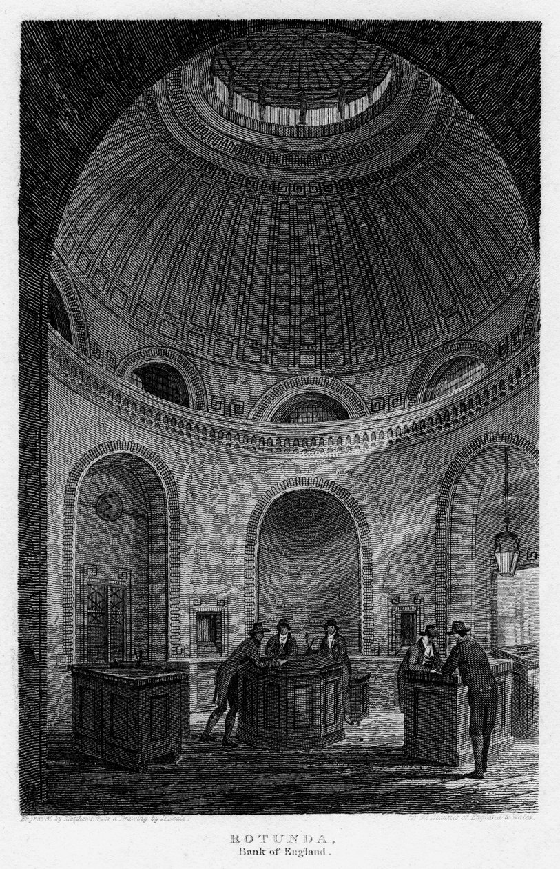 Rotunda, Bank of England, City of London by Matthews