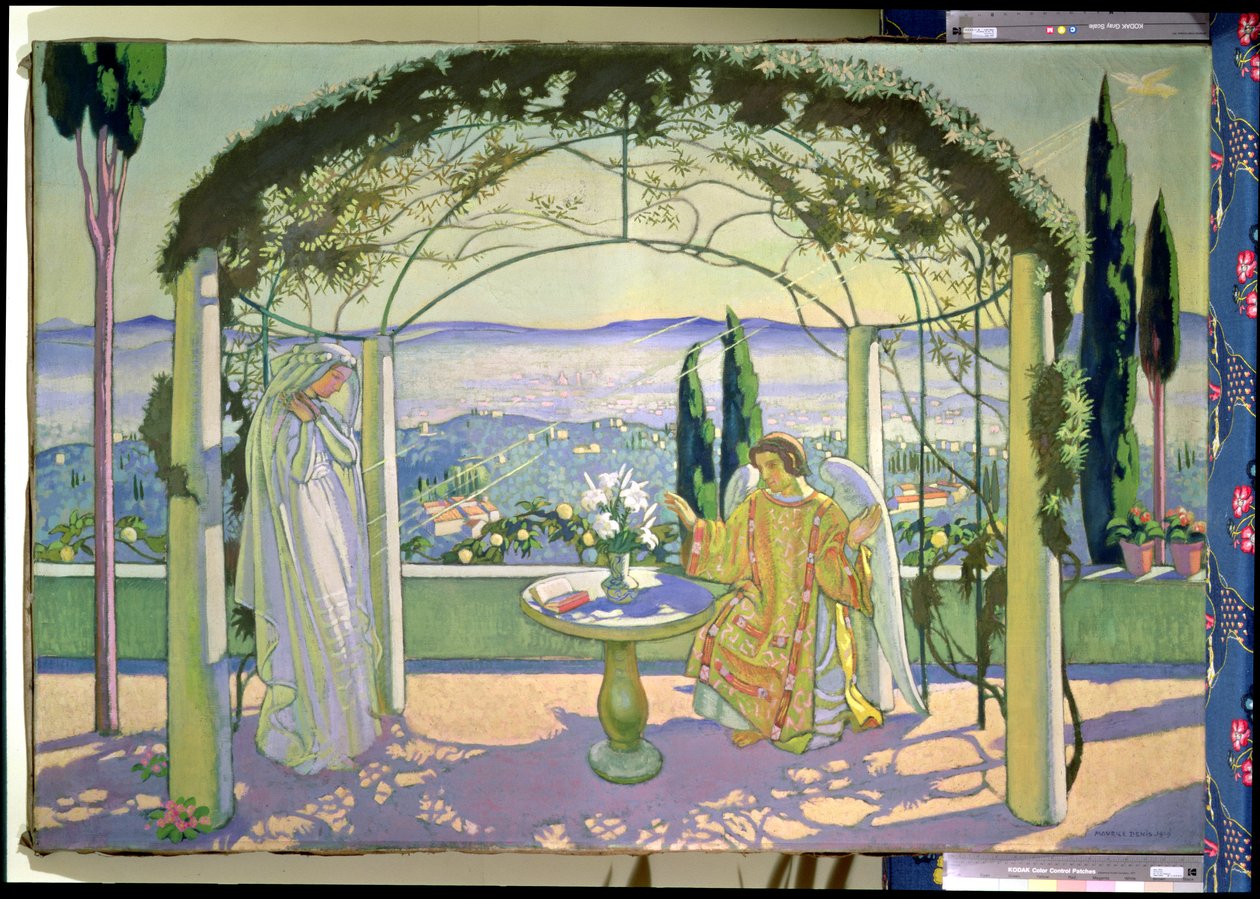 Annunciation at Fiesole by Maurice Denis: Fine art print