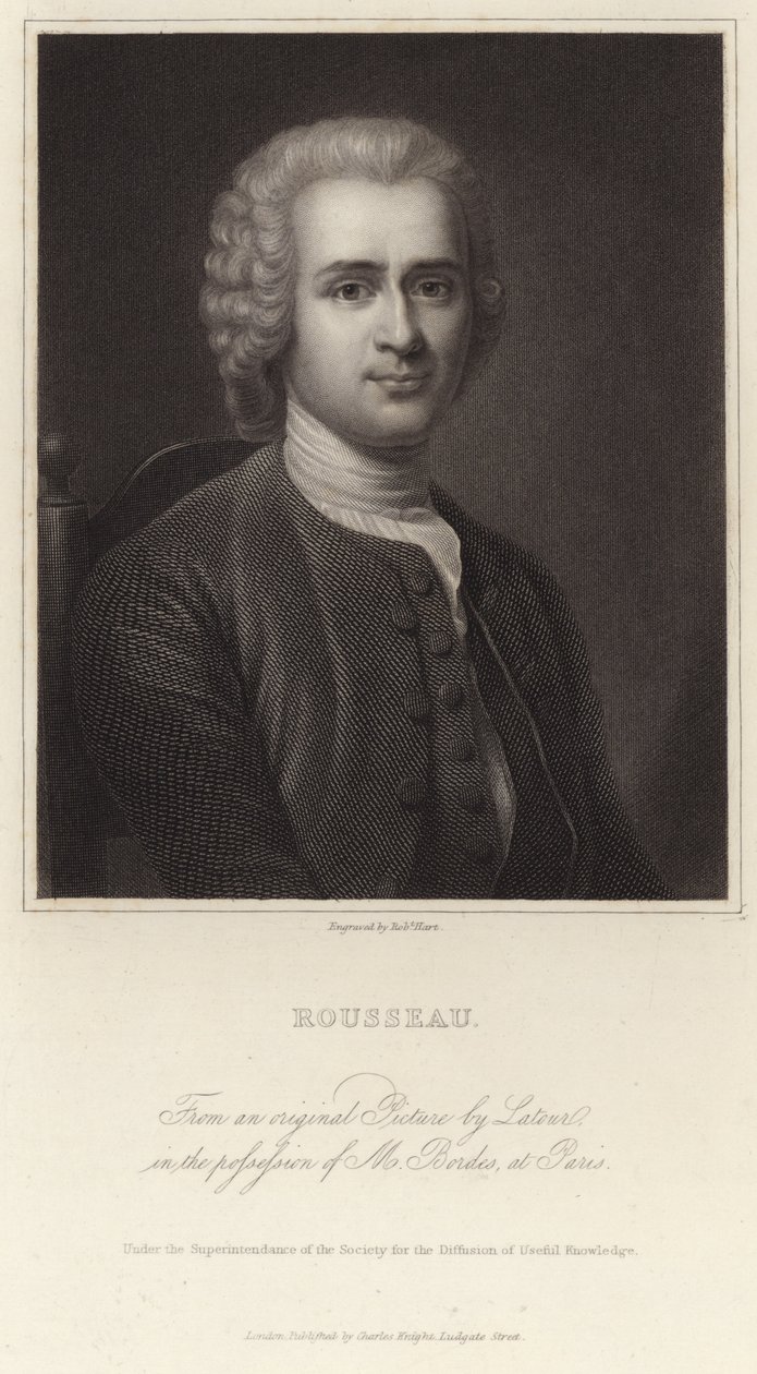 Portrait of Jean-Jacques Rousseau